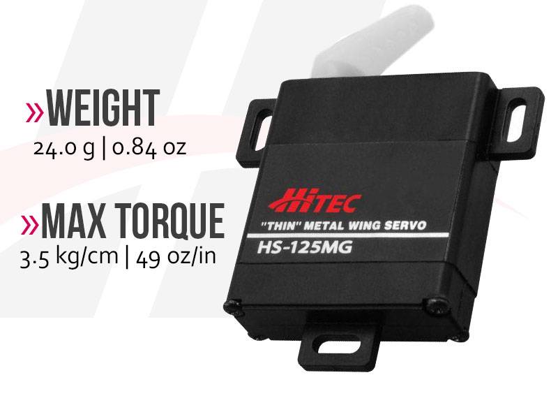 Hitec Micro & Mini Servos (Analog & Digital) HS-125MG – MPI Hobby