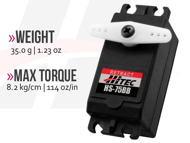 Hitec HS-75BB Retract Servo – MPI Hobby