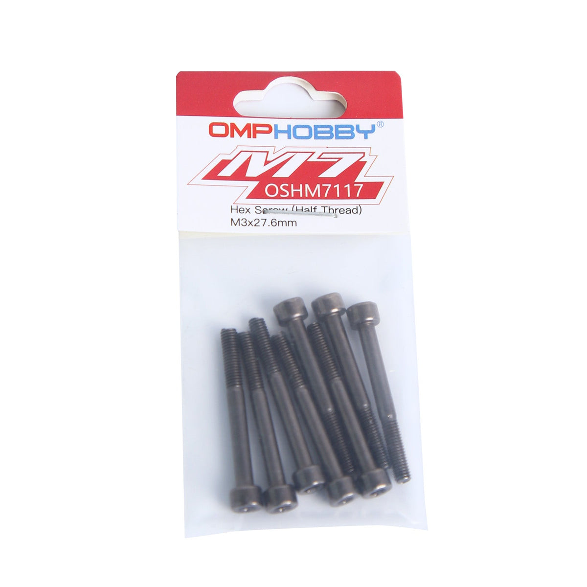 OMP HOBBY M7 Helicopter Parts Hex Screw (Half Thread) M3x28 OSHM7117 — MPI Hobby
