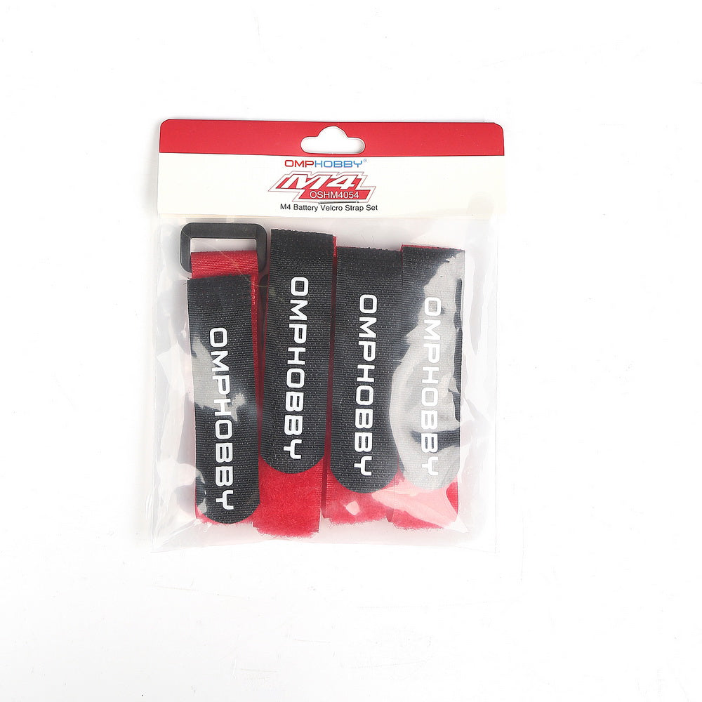 OMP Hobby M4 Helicopter Battery Velcro Strap Set — MPI Hobby