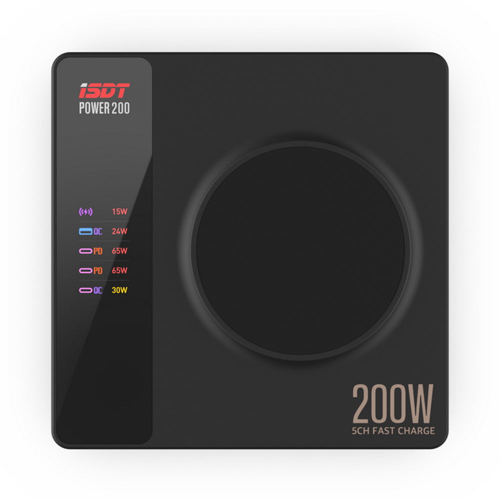 ISDT POWER 200 200W Ultra High Power Desktop Fast Charger APP Connecti ...